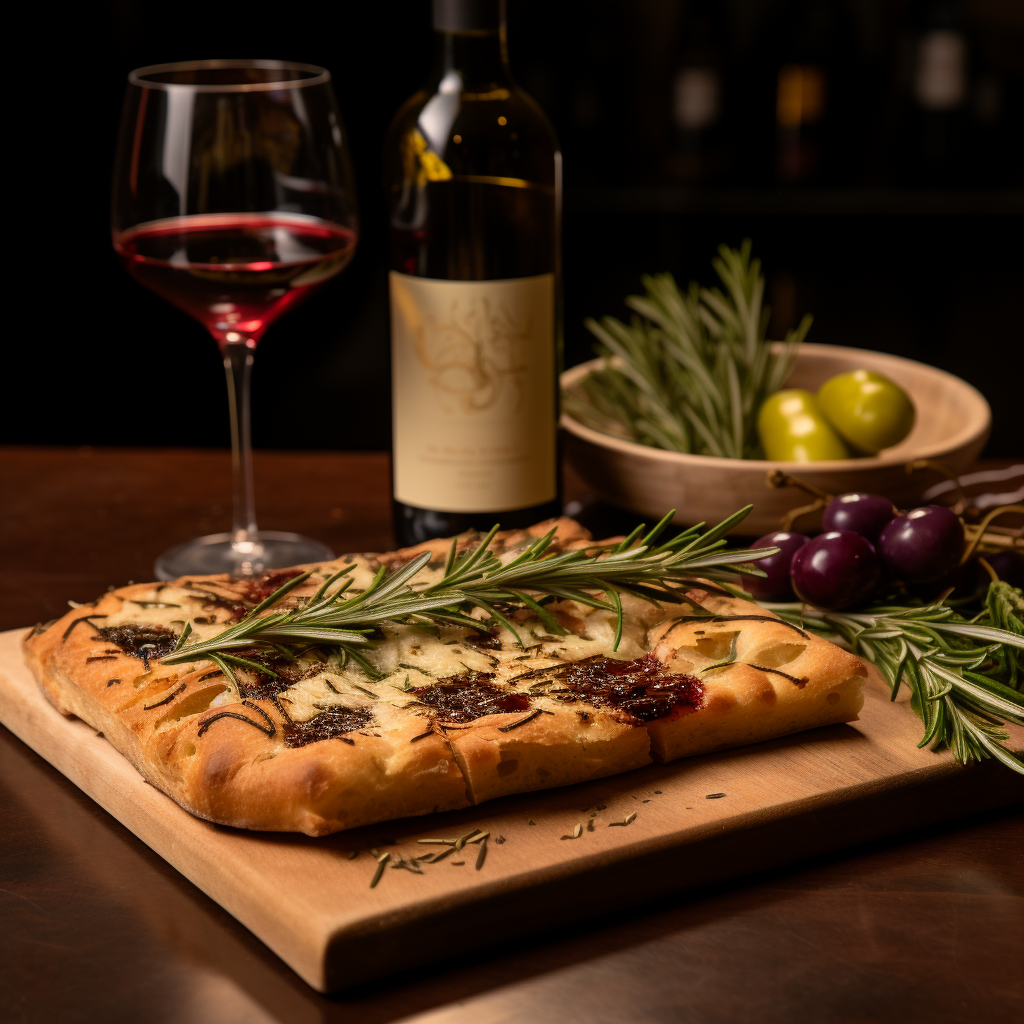 Best Tuscan Reds for Easy Homemade Rosemary Focaccia